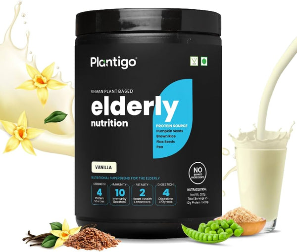 Buy Best Protein Powder for Elderly in India | 100% Vegan