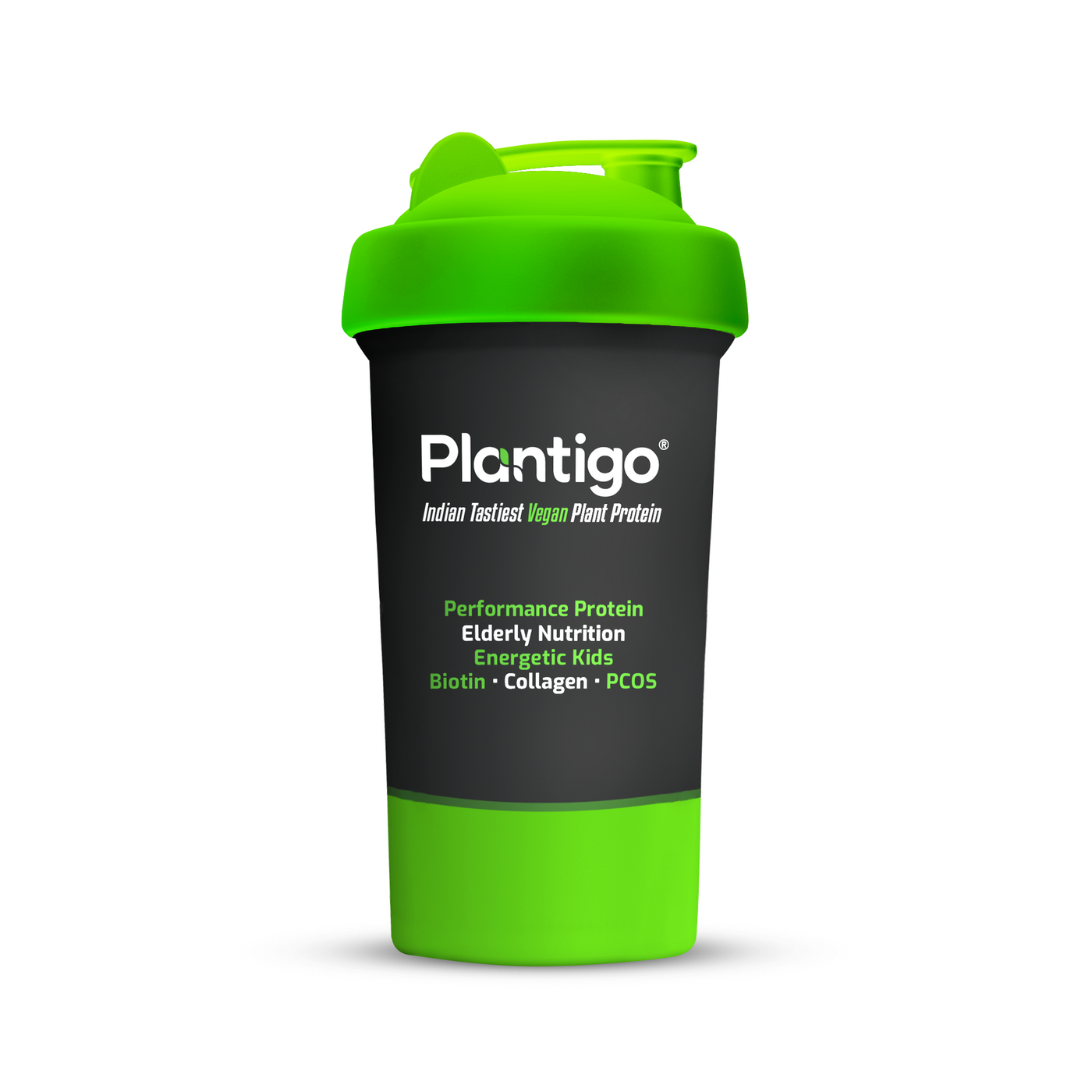 Plantigo Protein Powder Shaker / Blender Bottle 650 ML capacity with ...